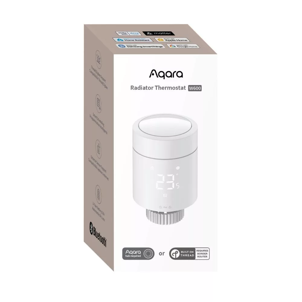 Aqara W600 Thermostat Valve – thermostatic radiator valve, Z