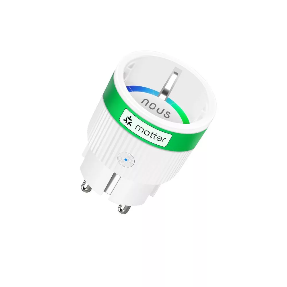 Nous A8M Tuya and Matter compatible smart Wi-Fi socket (16A)