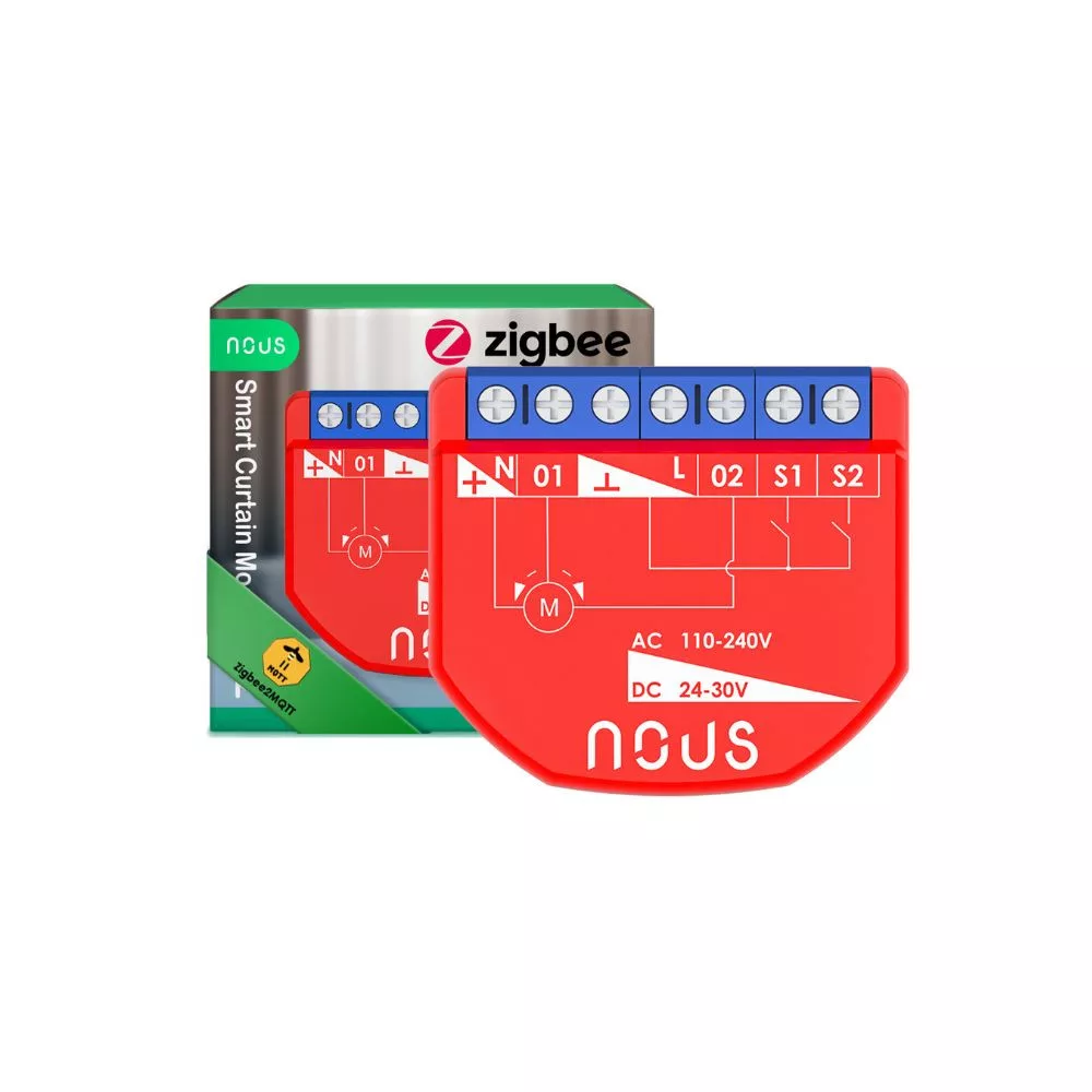 Nous B4Z smart Tuya Zigbee mini roller shutter controller re