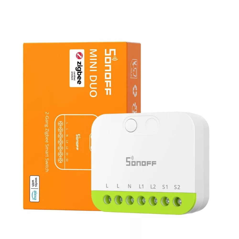 Sonoff MINI DUO 2-Gang Zigbee Smart Switch , [page] - Smart