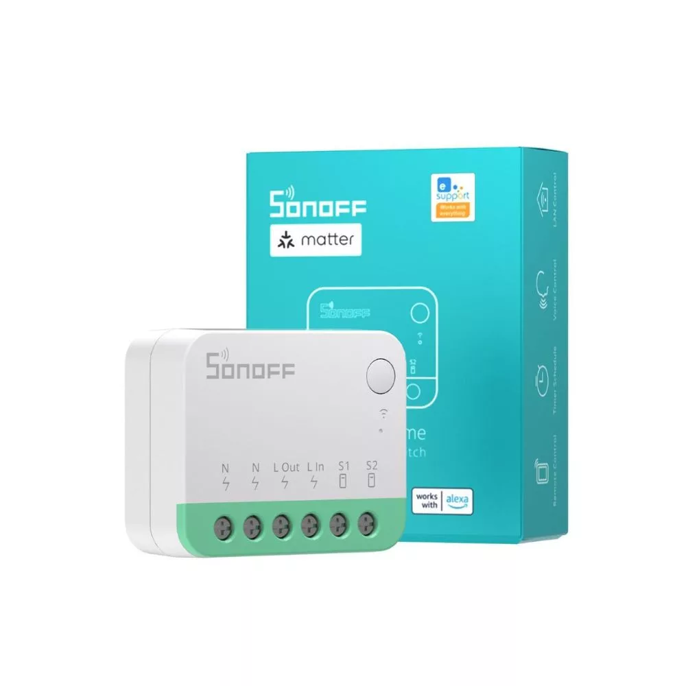 SONOFF MINI R4M Wi-Fi smart switch (relay module), Matter co